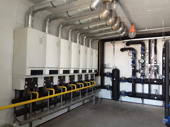 Modern boiler room of an apartment building - REMI Network